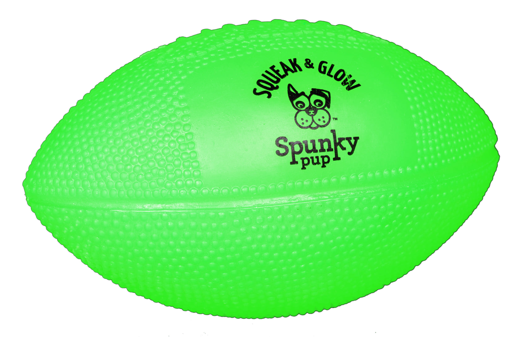 Squeak & Glow Football – Spunky Pup