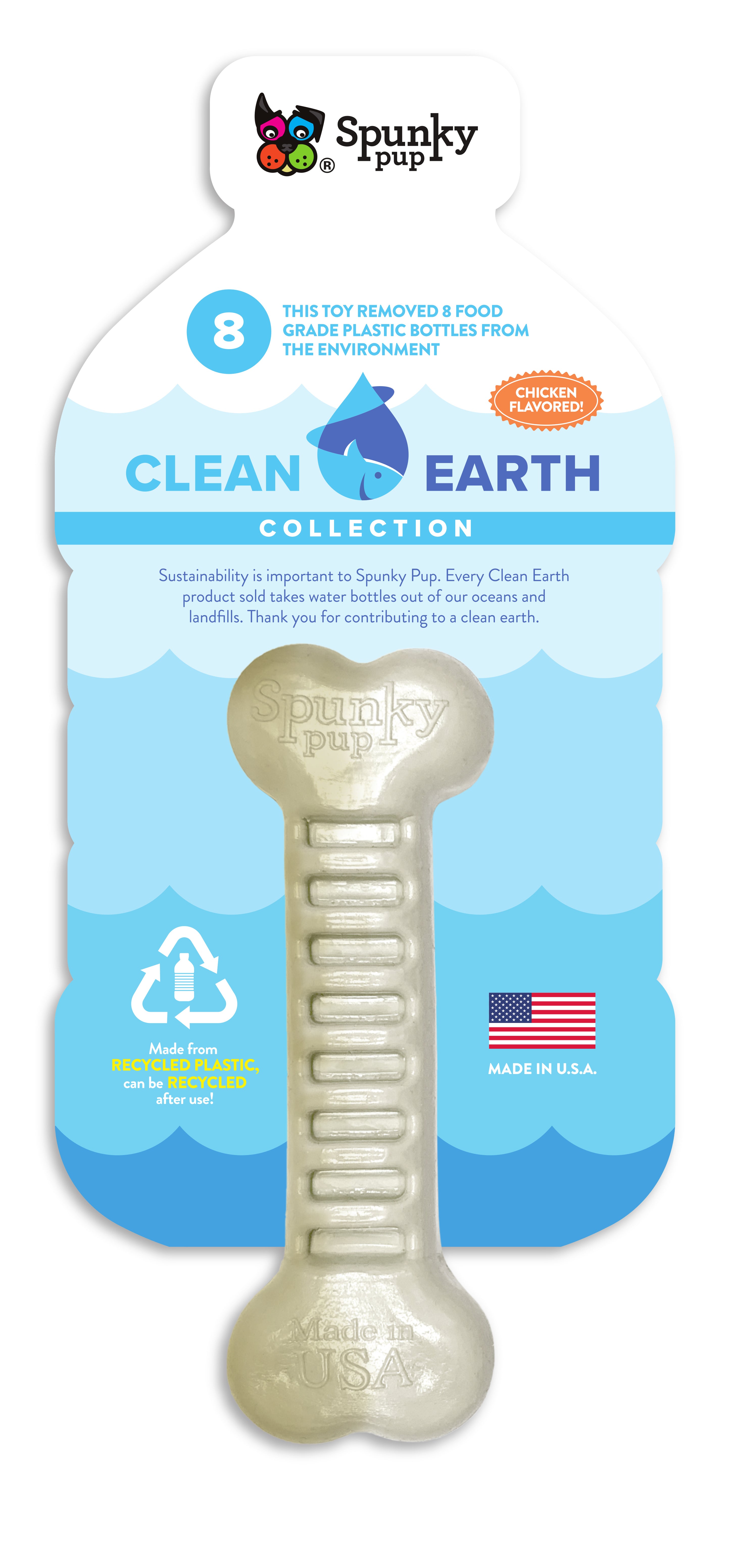 Clean Earth Hard Chews - 100% Sustainable - USA Made – Spunky Pup